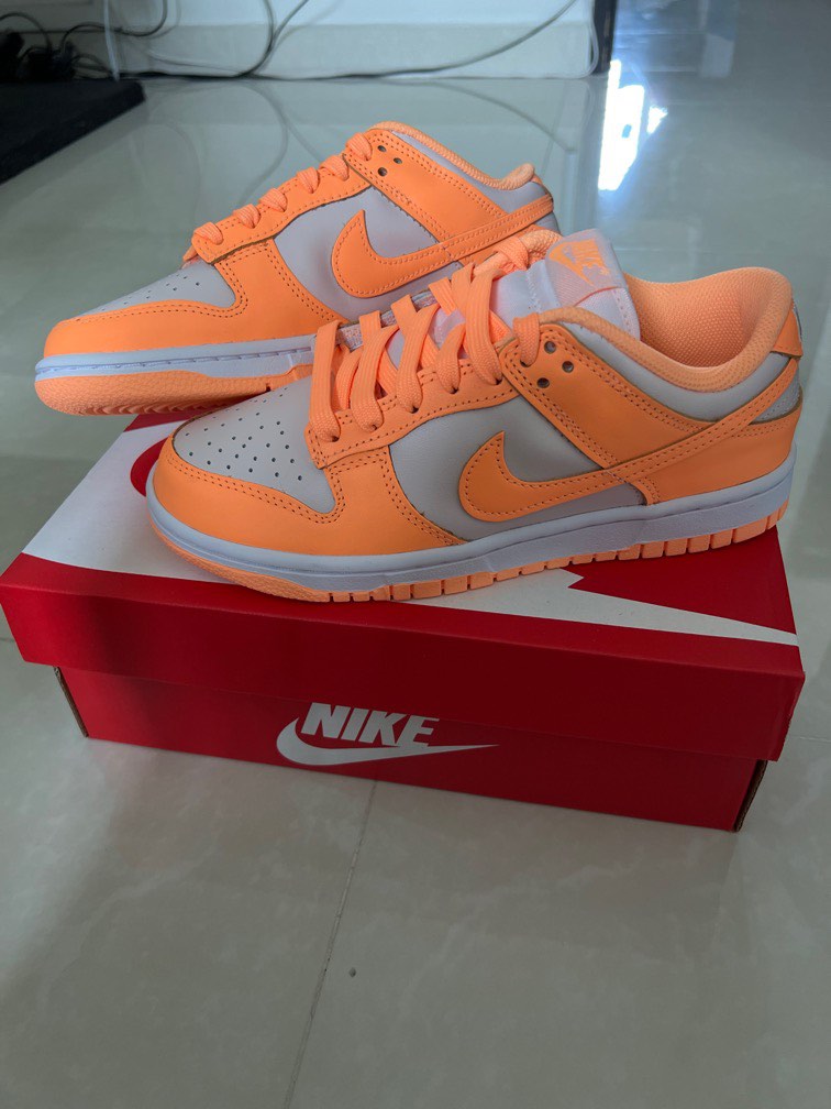 Nike Peach Cream dunk low, Women's Fashion, Footwear, Sneakers on Carousell