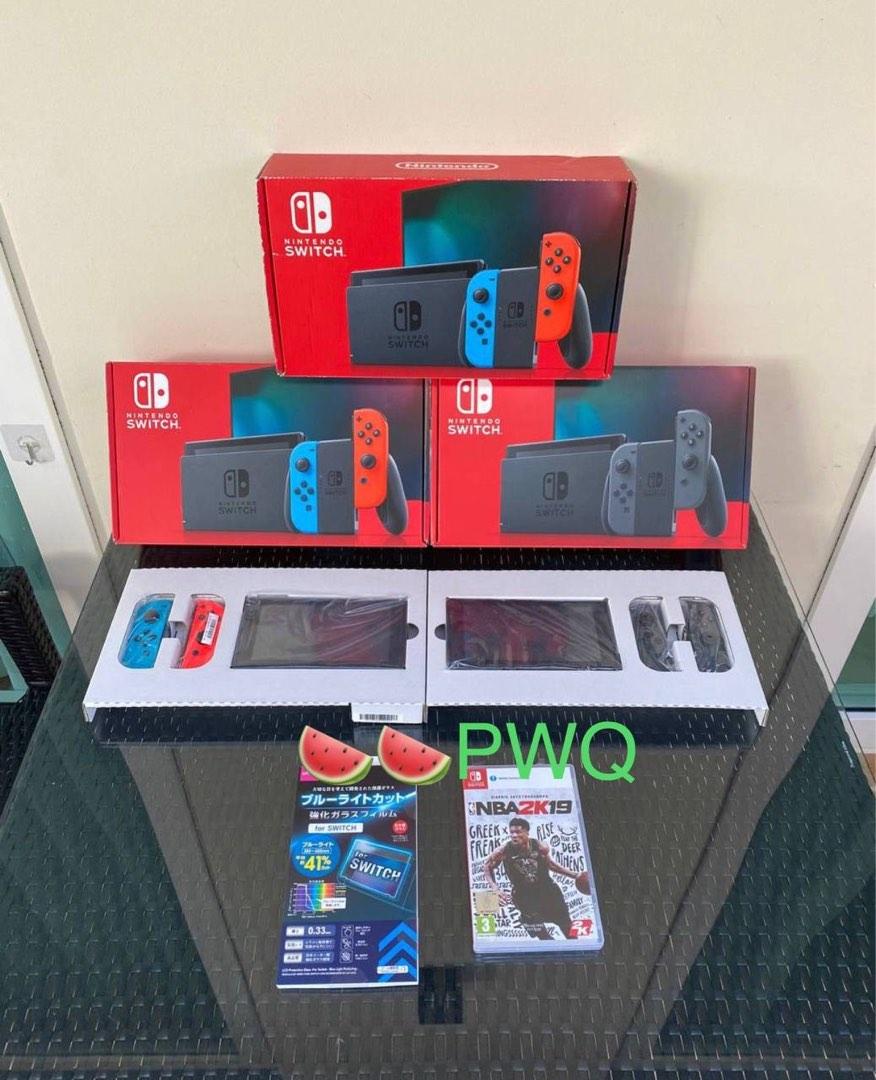 Nintendo Switch Gen 2 Console Grey/Neon + Free Game, Video Gaming ...