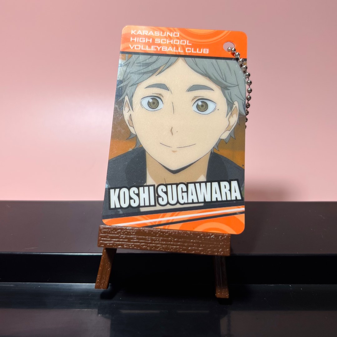 Official Haikyuu!! Koshi Sugawara Plastic Keychain/Strap (w/scratches ...