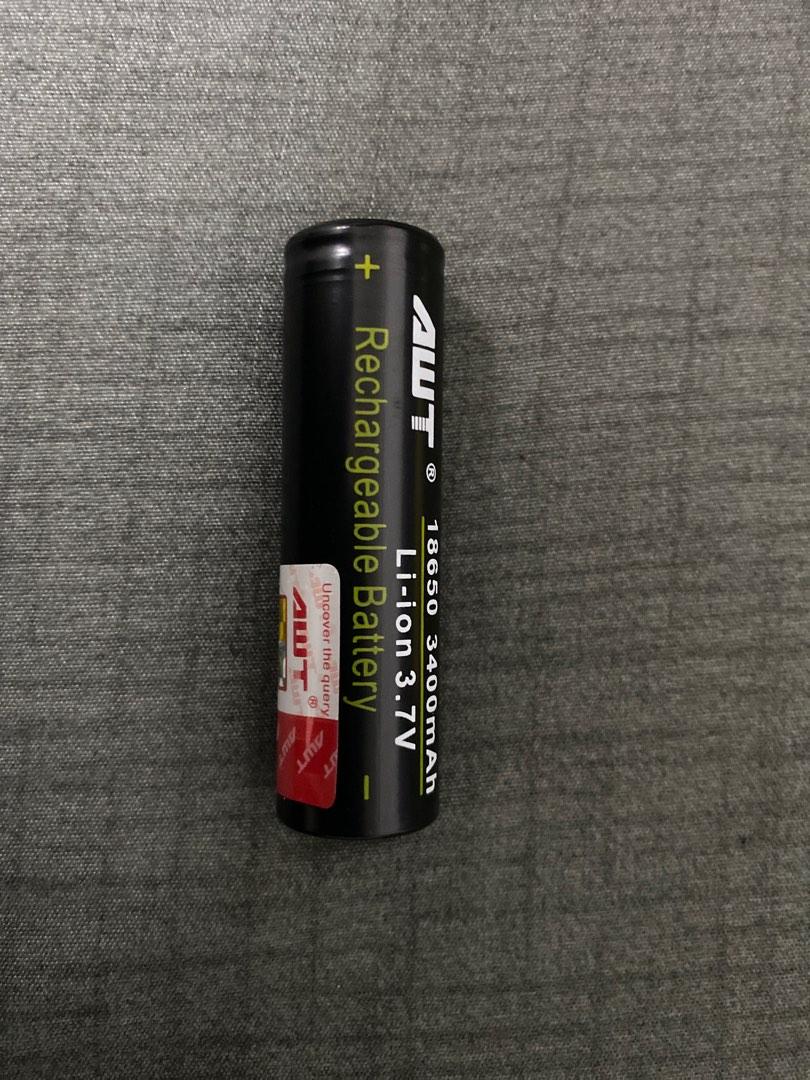 Original AWT Battery 3500mAh 35A 18650 High Drain Rechargeable Battery ...