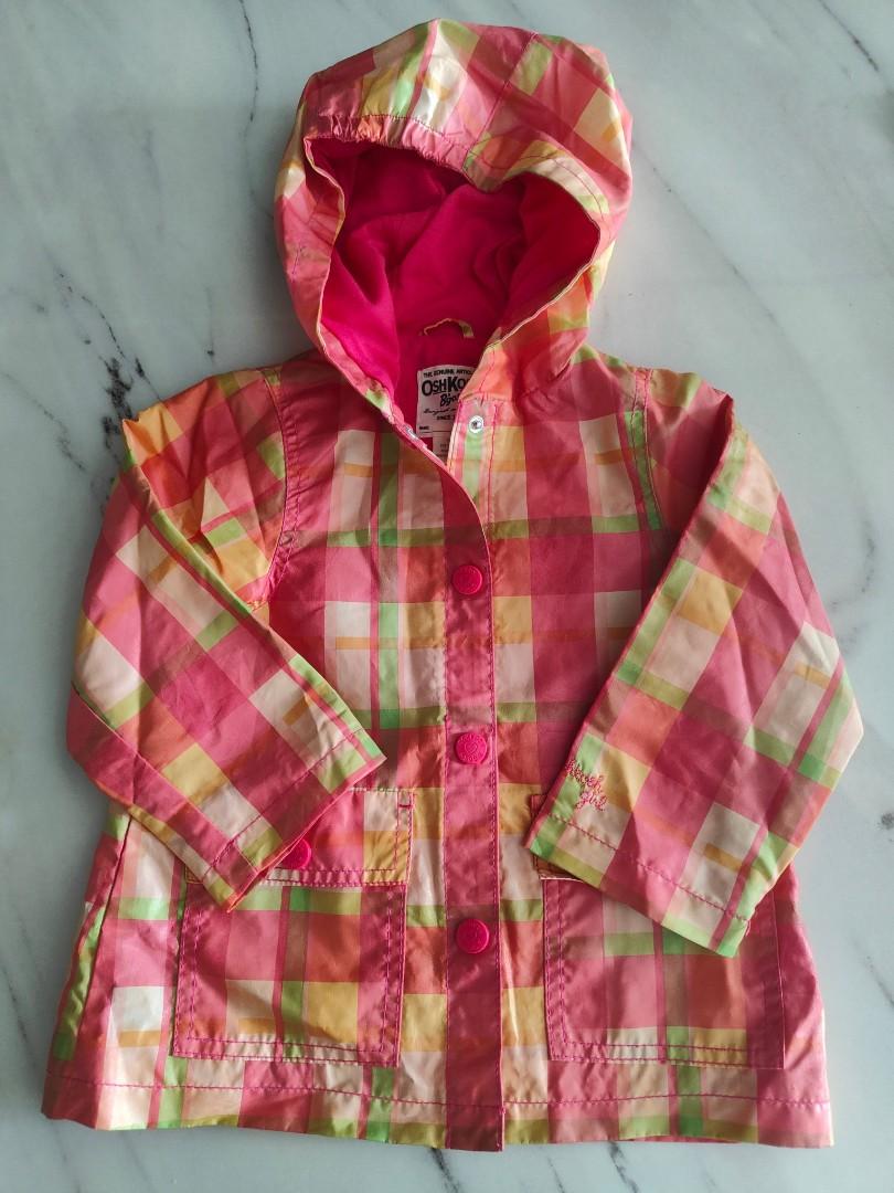 Osh Kosh Girl Raincoat, Babies & Kids, Babies & Kids Fashion on Carousell