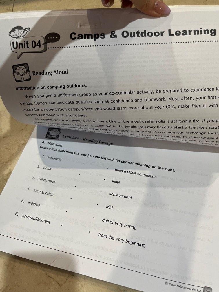 p5 p6 psle listening comprehension situational writing oral, Hobbies ...