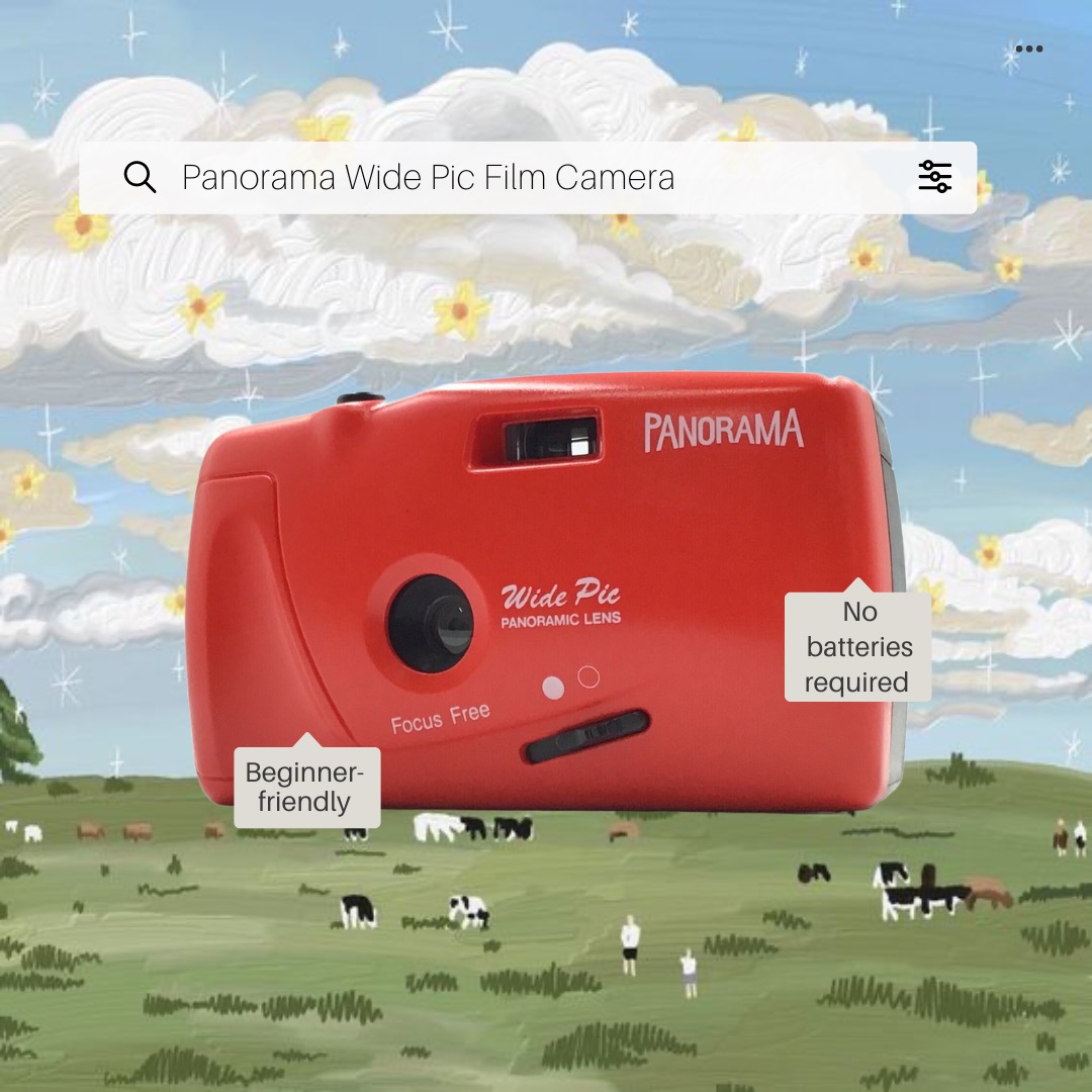 Panorama Wide Pic Toy Camera in Red Film Camera, Photography, Cameras ...