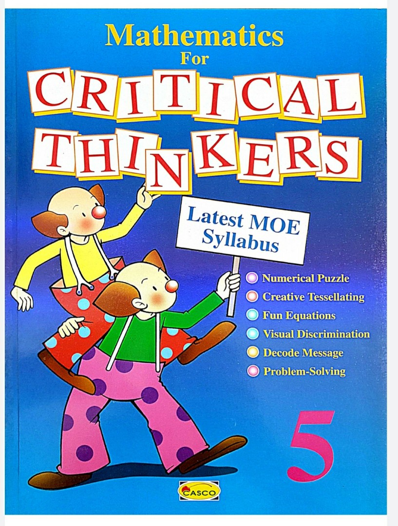[PDF Digital Soft Copy] Primary 5 Mathematics for Critical Thinkers ...