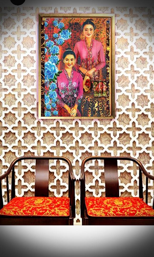 peranakan baba nyonya art posters A3 size Baba baby bongsu Series Nyonya Ladies Peranakan baba ...