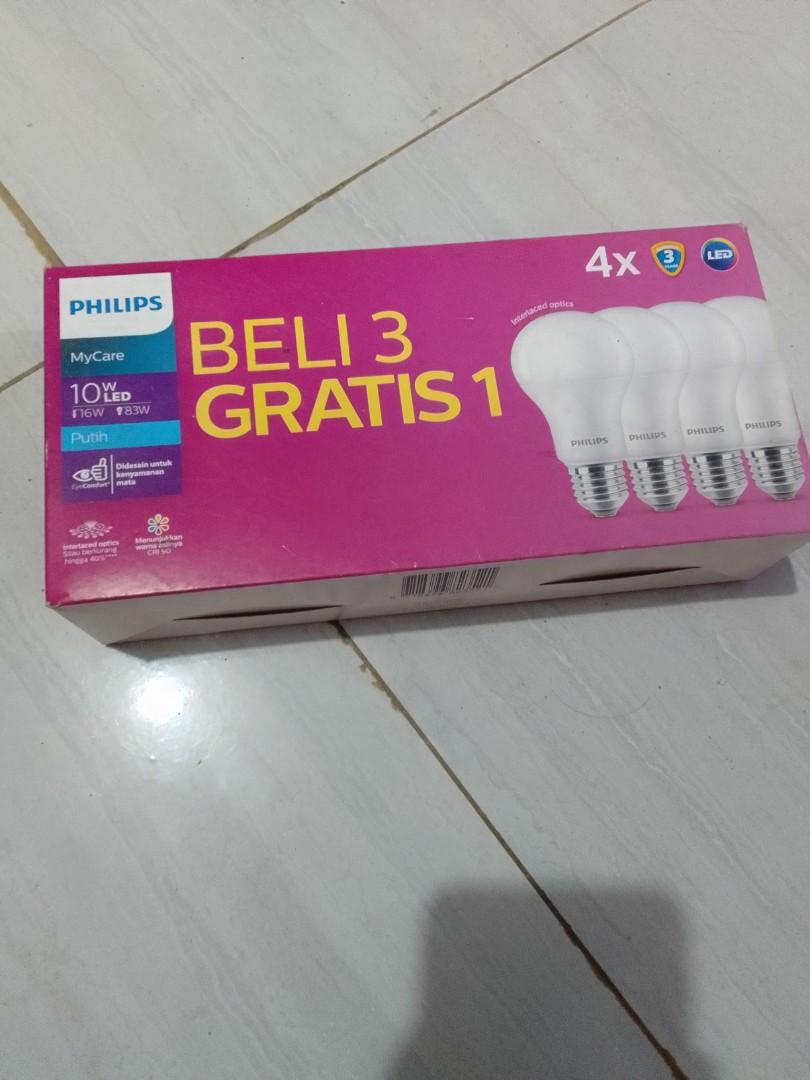 Philips led bulb 10watt putih, Jasa, Jasa Servis Rumah, Electrical, Lighting & Wiring di Carousell