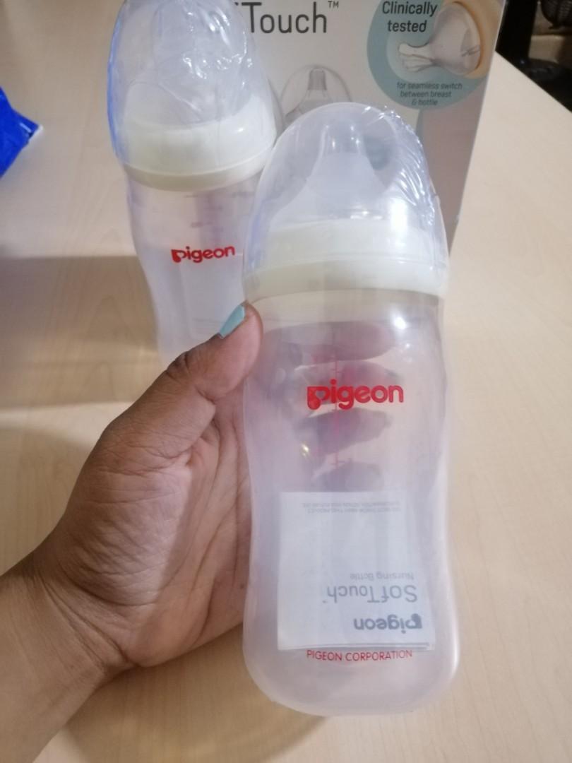 Pigeon SofTouch Twinpack 240ml (Brandnew), Babies & Kids, Nursing & Feeding, Breastfeeding ...