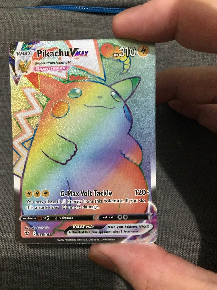 Pikachu VMax Secret Rare - Vivid Voltage English Version, Hobbies ...