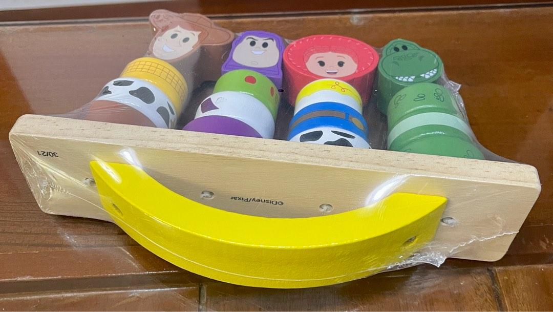 Pixar Wooden Balance Blocks, Hobbies & Toys, Toys & Games on Carousell
