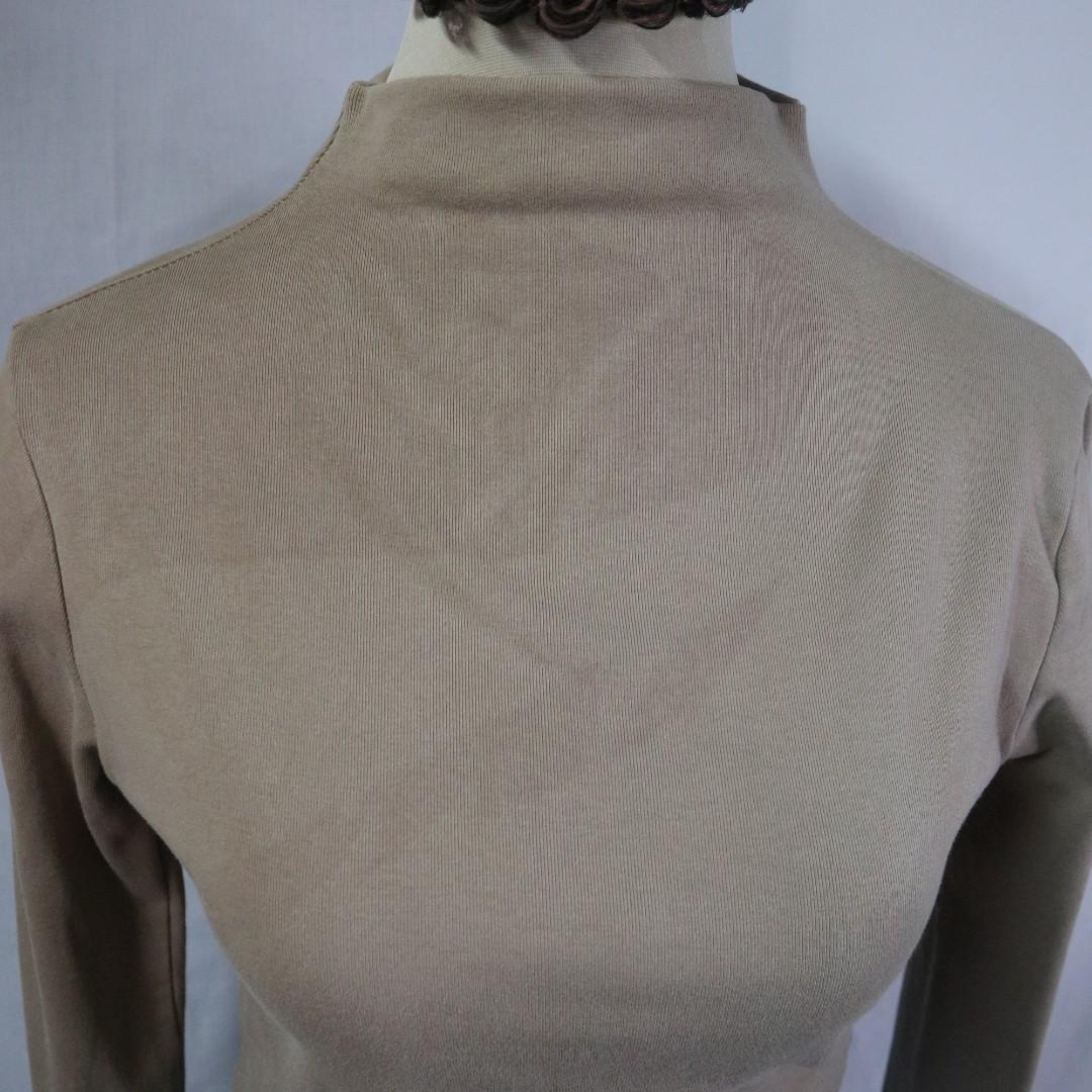 PLAIN BROWN TURTLE NECK, Women's Fashion, Tops, Longsleeves on Carousell
