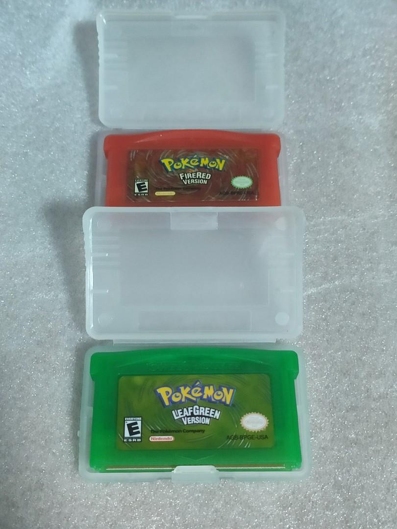 Pokemon FireRed/ LeafGreen Gameboy Advance Cartridges, Video Gaming ...