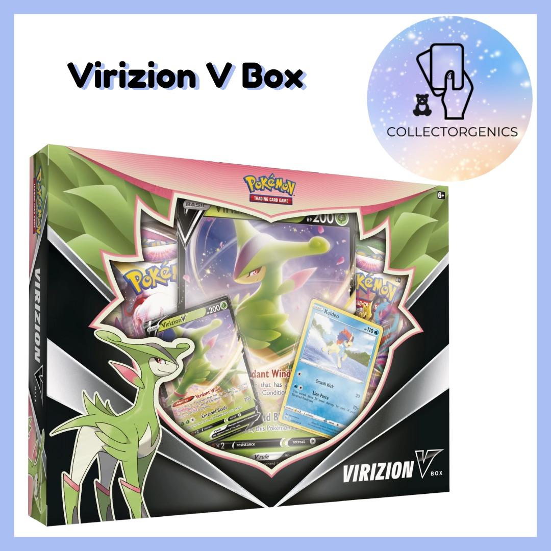 Pokemon TCG: Virizion V Box Ready Stocks, Hobbies & Toys, Toys & Games ...