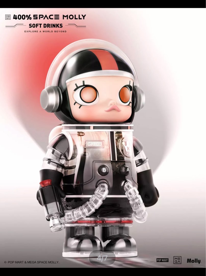 POP MART MEGA Space Molly Soft Drinks Series 400%, Hobbies & Toys, Toys ...