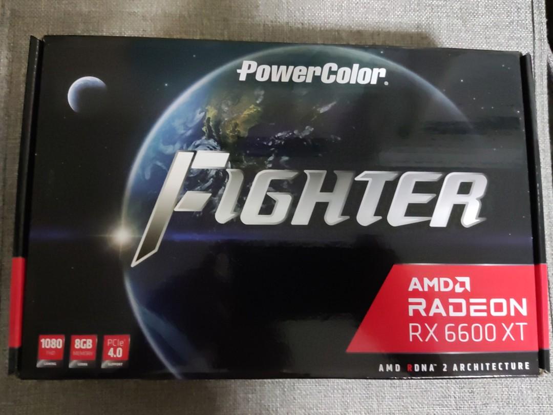 PowerColor Fighter AMD Radeon RX 6600 XT, Computers & Tech, Parts ...