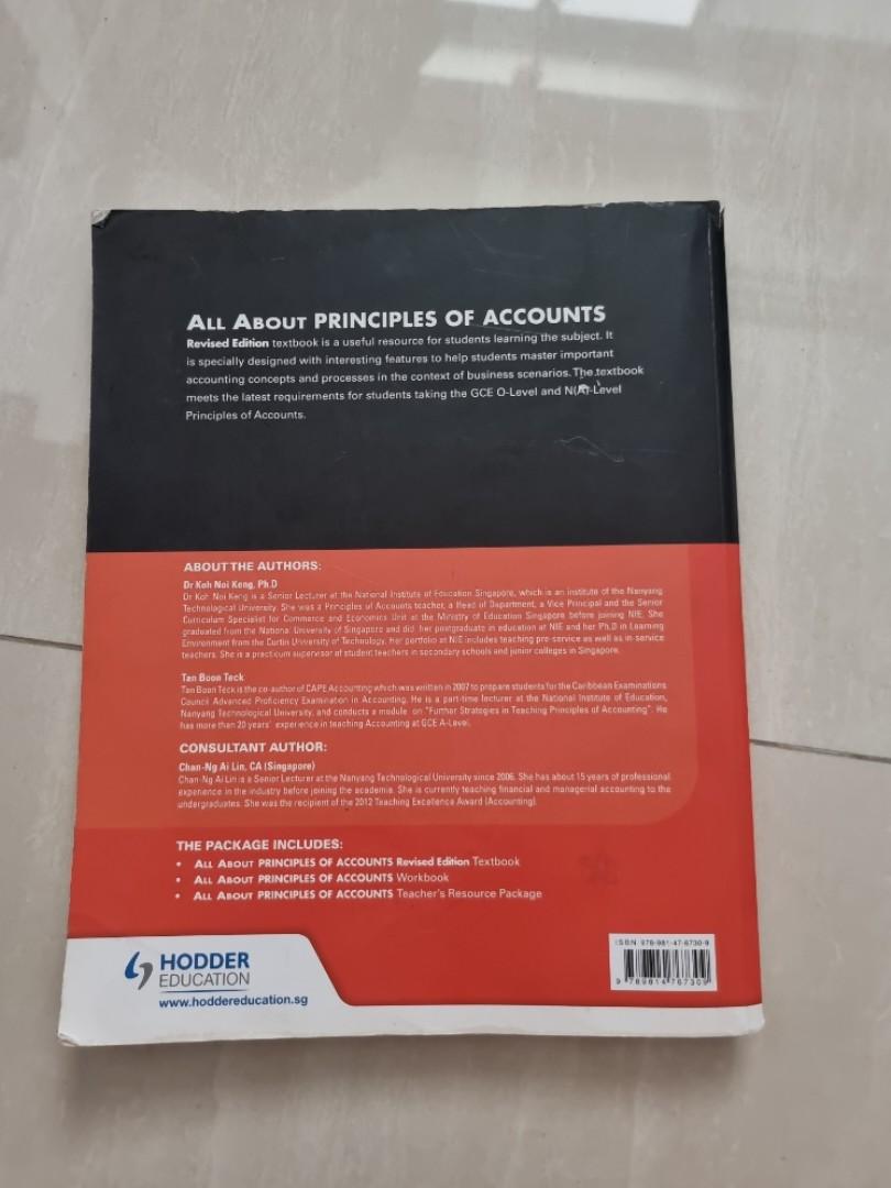 Principles of Account textbook, Hobbies & Toys, Books & Magazines ...