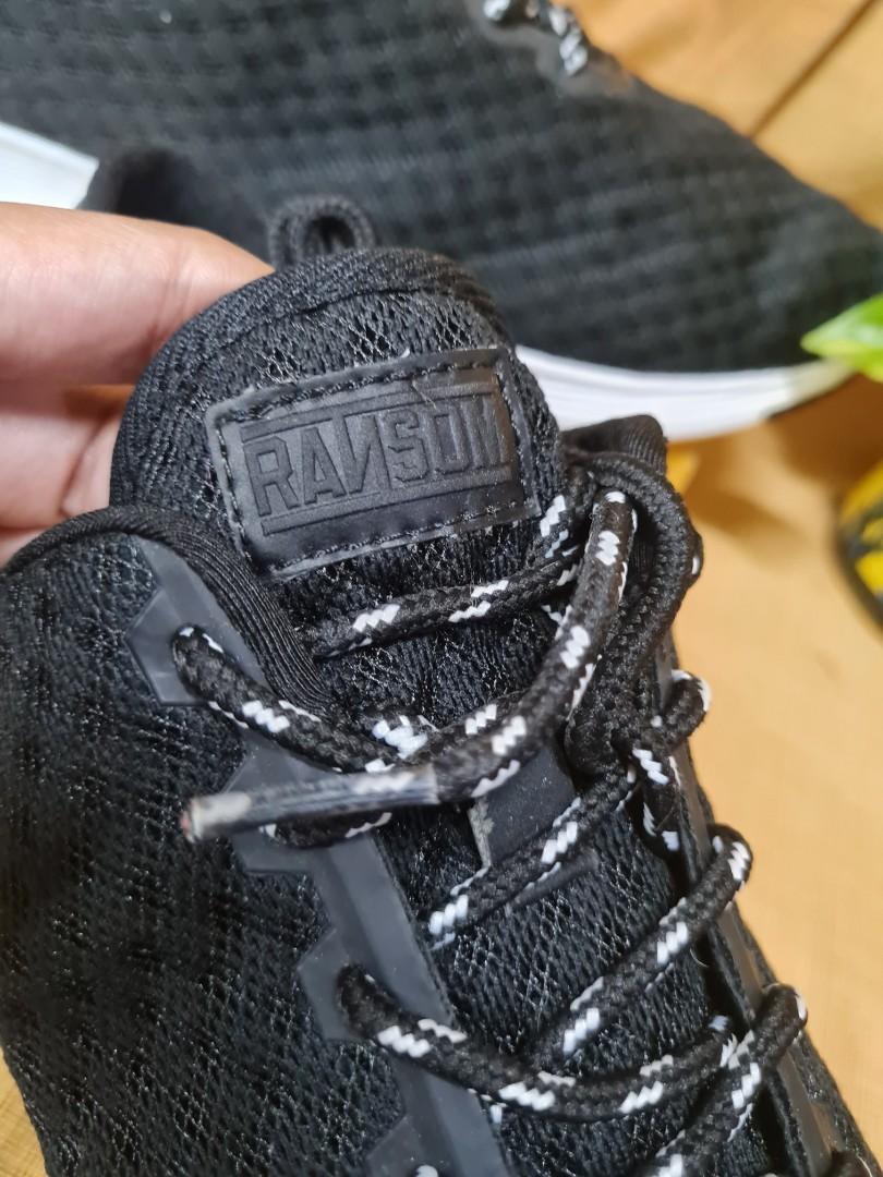 Ransom Men's Black Field Lite Mesh Running Shoes (Factory Pullout), Men ...