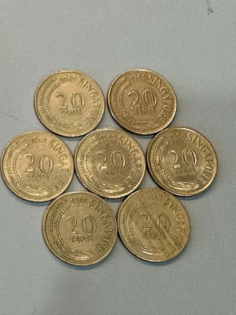 Rare 20c coins (1967-68), Hobbies & Toys, Memorabilia & Collectibles ...