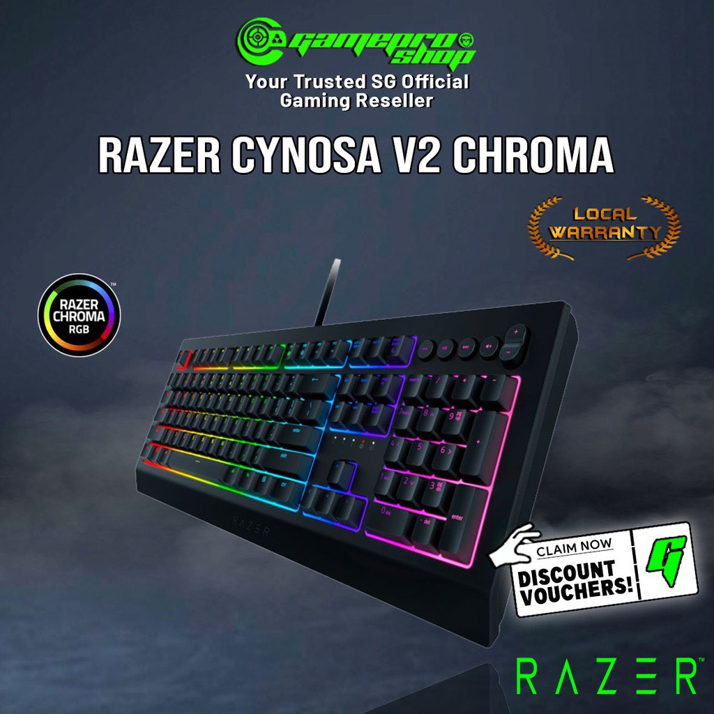 Razer cynosa v2 chroma keyboard, Computers & Tech, Parts & Accessories ...