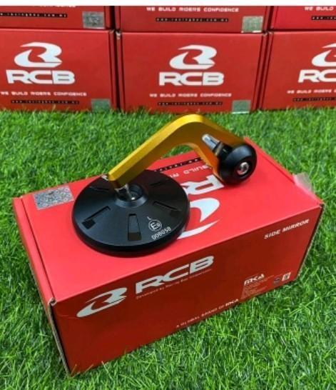 RCB bar end mirrors gold, Motorcycles, Motorcycle Accessories on Carousell