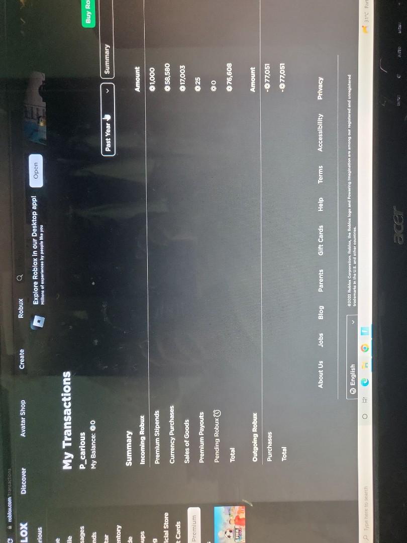 Roblox acc, Video Gaming, Video Games, Others on Carousell