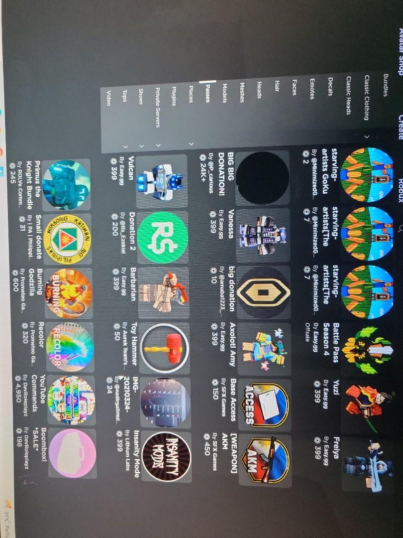 Roblox acc, Video Gaming, Video Games, Others on Carousell