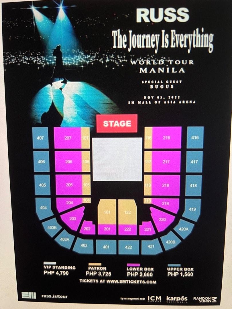 Russ Manila 2 Patron Tickets, Tickets & Vouchers, Event Tickets on ...