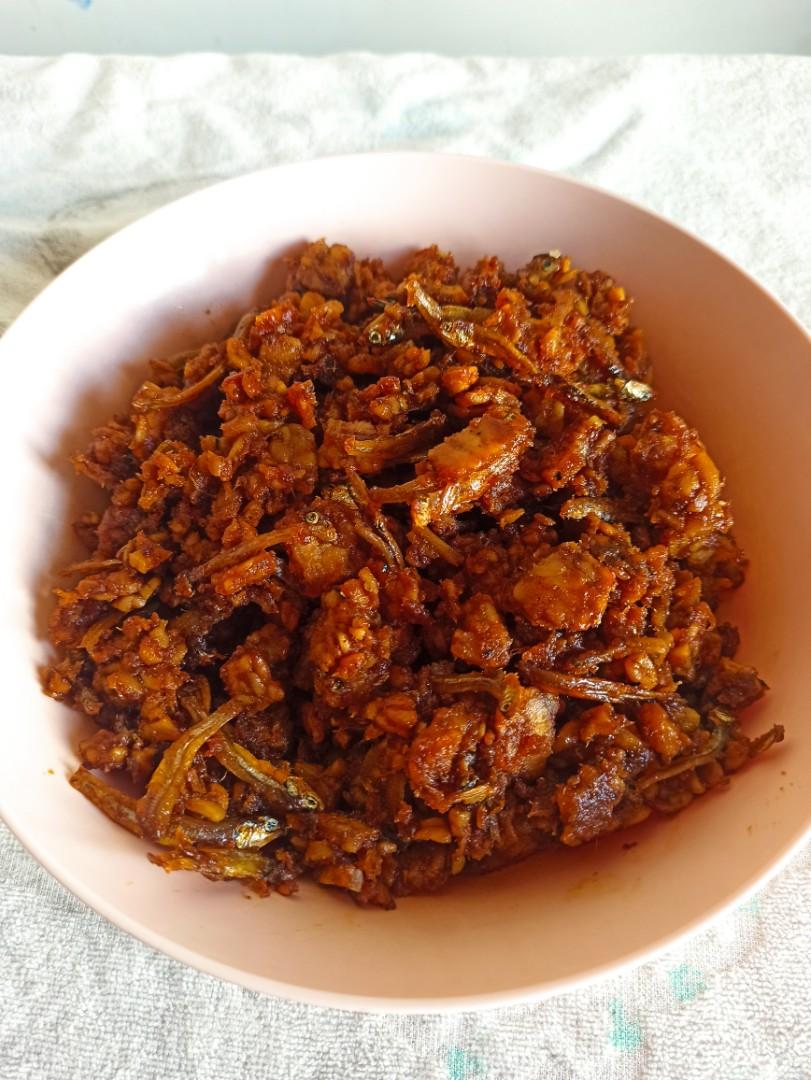 Sambal Goreng Kering Tempe Teri 500 gr dijamin Enak dan Nagih, Food ...