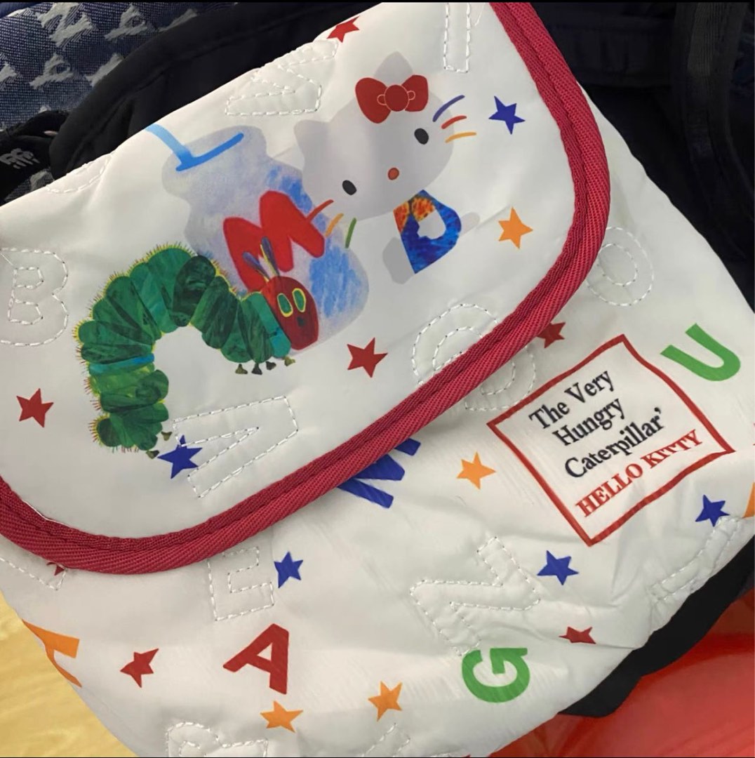 Sanrio Hello Kitty x The Very Hungry Caterpillar Pure Cotton Cartoon ...