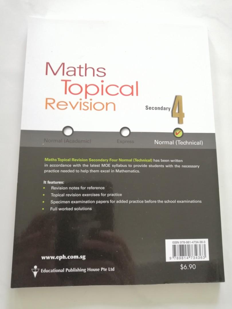 Sec 4 NT Math Topical Revision, Hobbies & Toys, Books & Magazines ...
