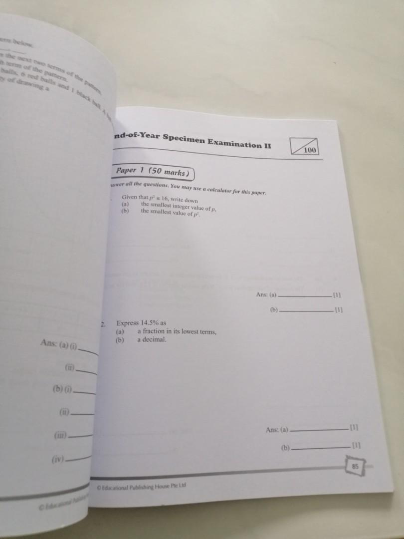 Sec 4 NT Math Topical Revision, Hobbies & Toys, Books & Magazines ...