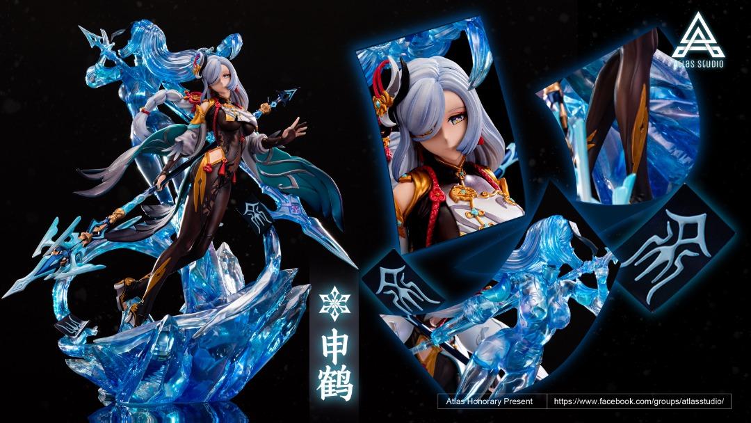 【PO】Shenhe Cryo Avatar GK Figure Atlas Studio Genshin Impact, Hobbies ...