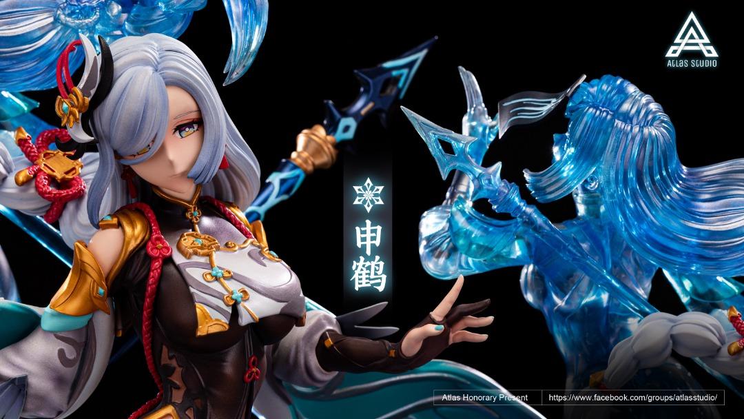 【PO】Shenhe Cryo Avatar GK Figure Atlas Studio Genshin Impact, Hobbies ...