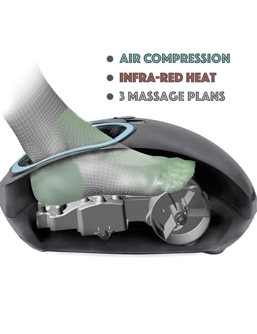 Shiatsu Foot Massager Machine with Heat - Electric Deep Kneading Heated ...