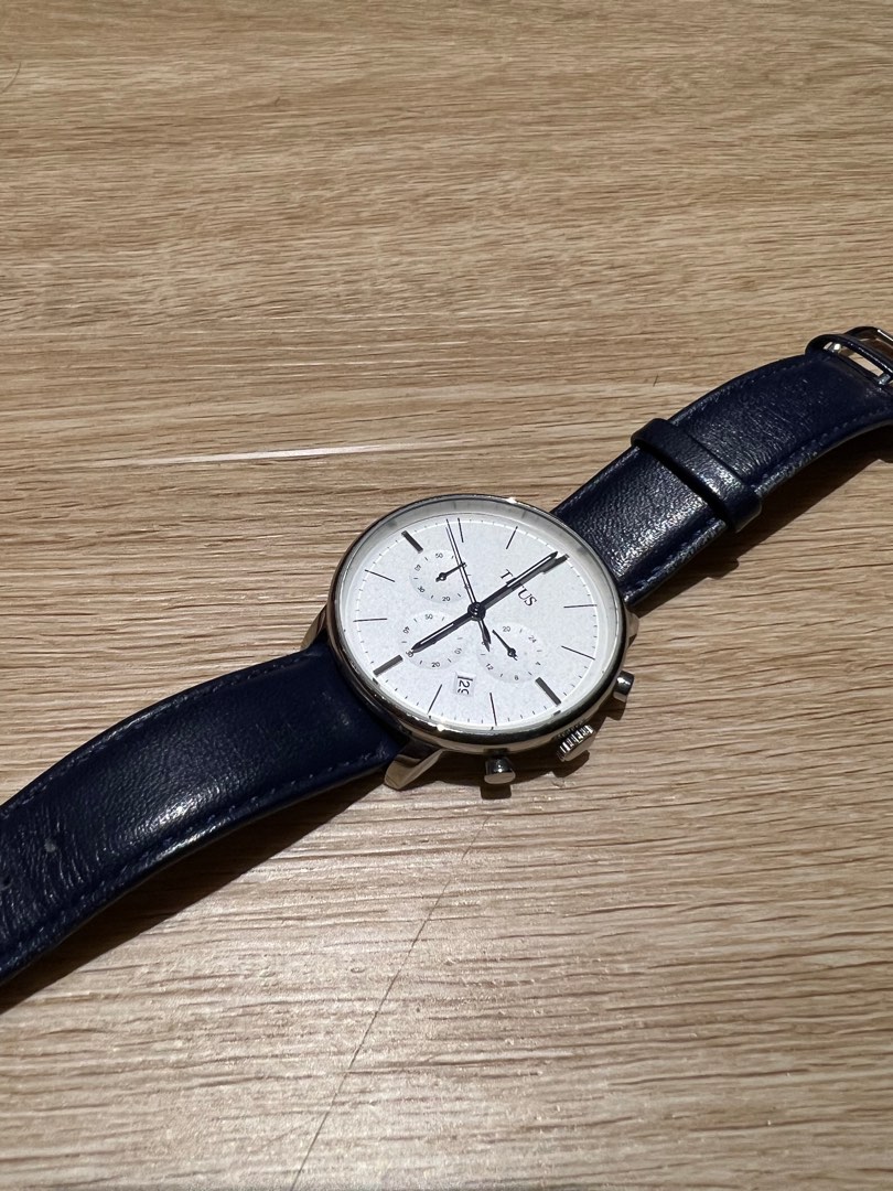 Solvil Titus Watch Blue Strap White Dial, Men's Fashion, Watches ...