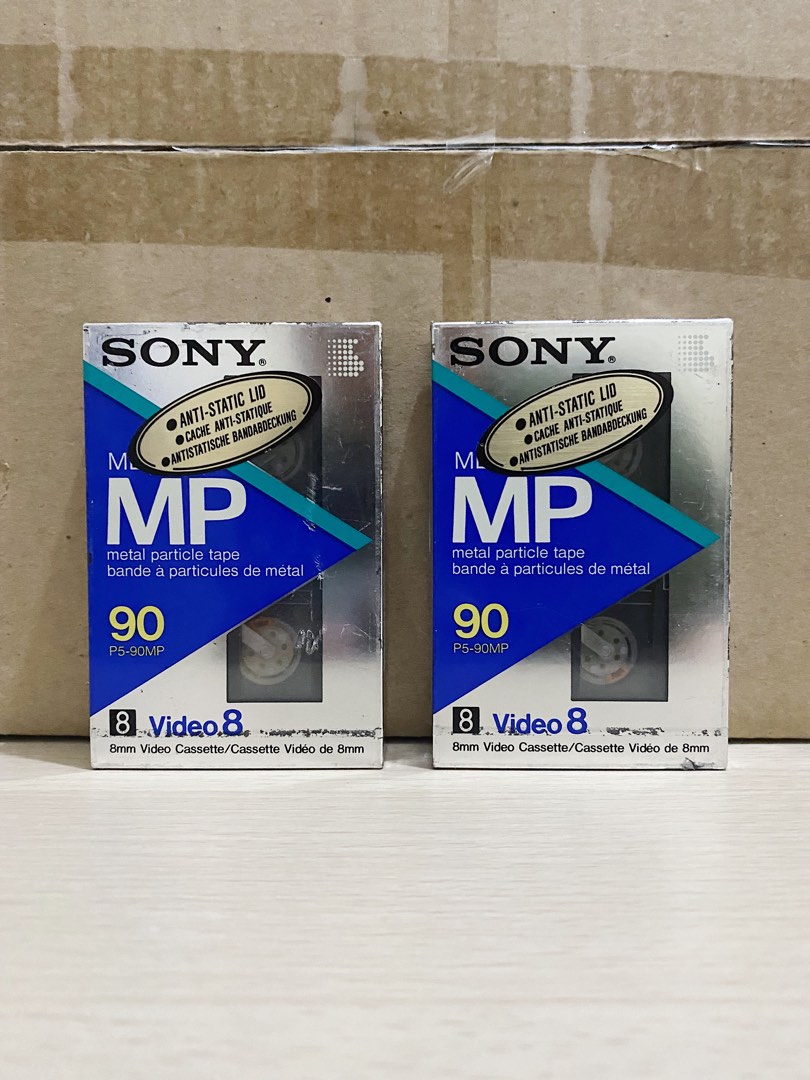 Sony P5-90MP Video 8 - Blank Camcorder Video Cassette 8mm 90 Mins (Bundle of 2 Tapes ...