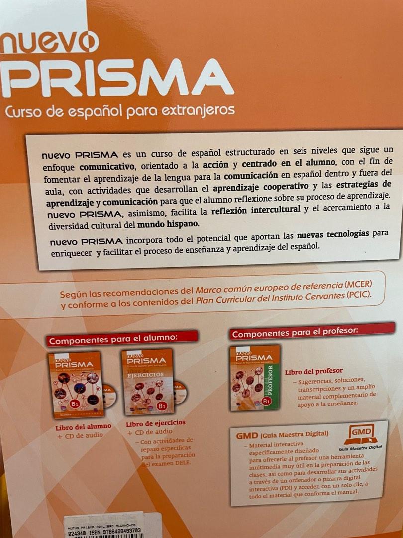 Spanish textbook Nuevo prisma B1, 興趣及遊戲, 書本 & 文具, 教科書 - Carousell