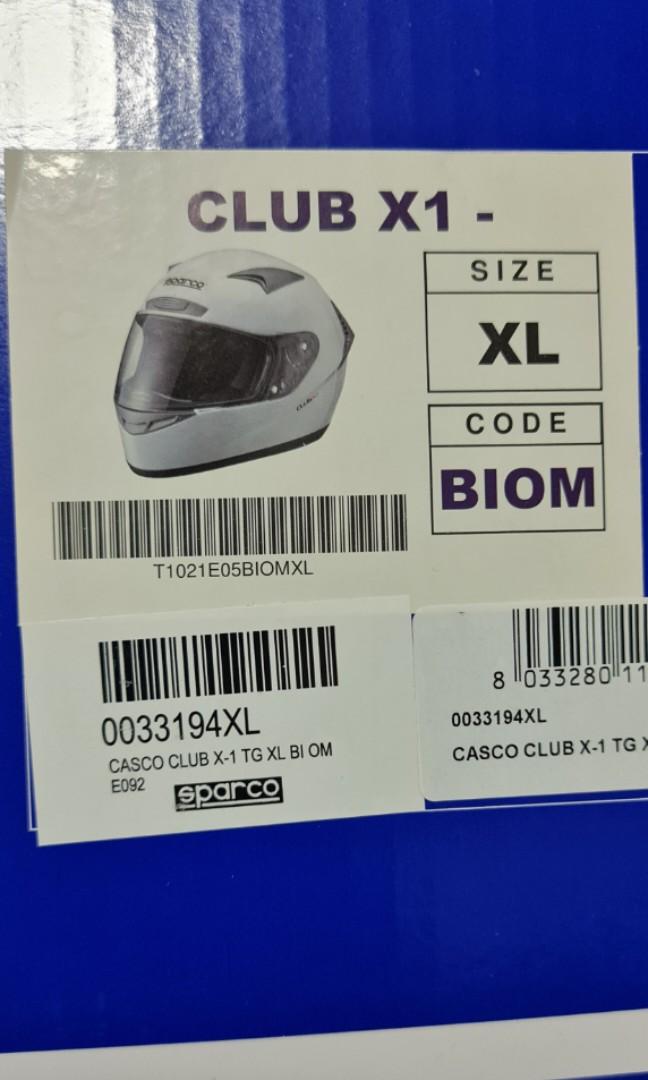 Sparco Club X1 helmet, Everything Else on Carousell