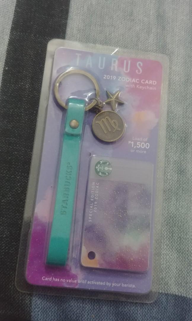 Starbucks Cards and Taurus key chain Card /Throwing Barista Keychain ...