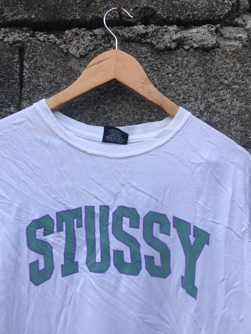 Stussy College Font Script, Men's Fashion, Tops & Sets, Tshirts & Polo ...