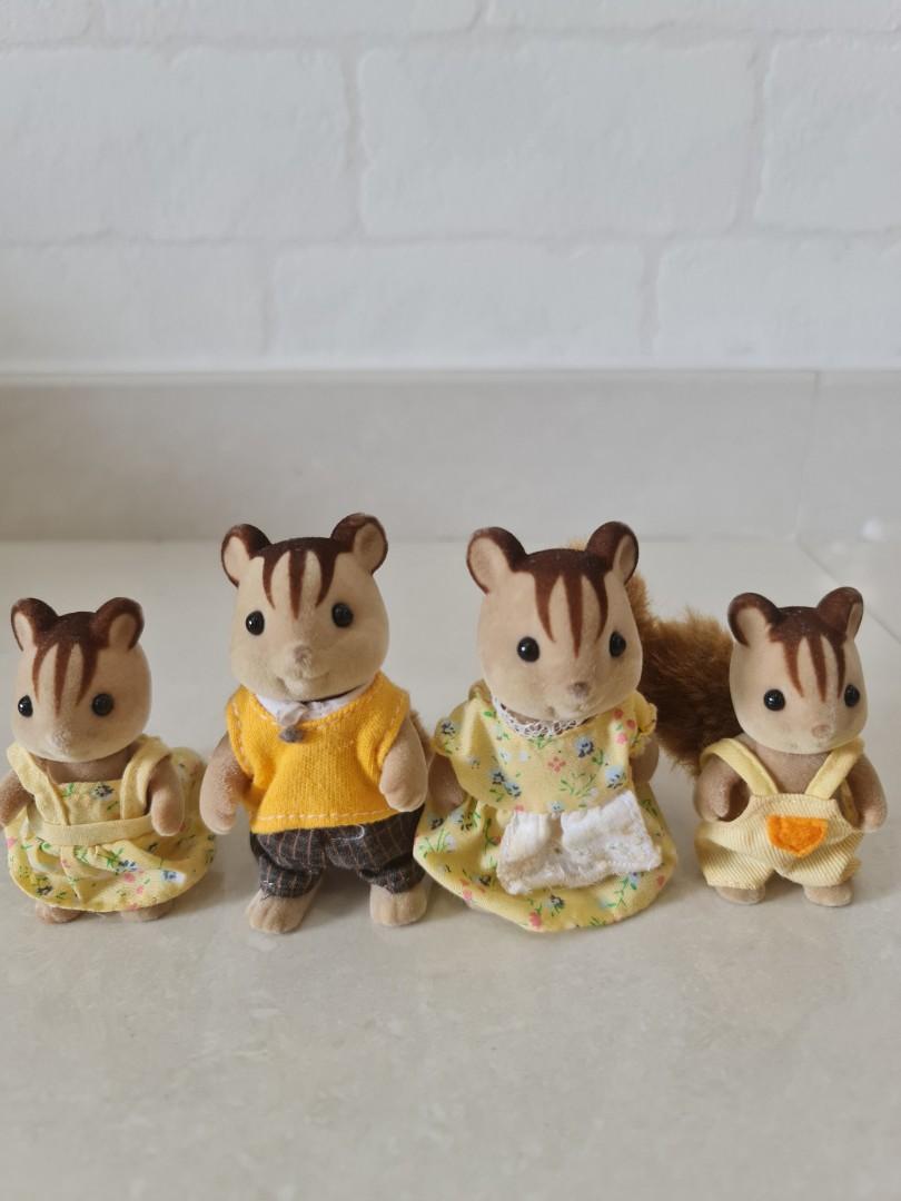 Sylvanian Families Squirrels Family Figurines, Hobbies & Toys, Toys ...