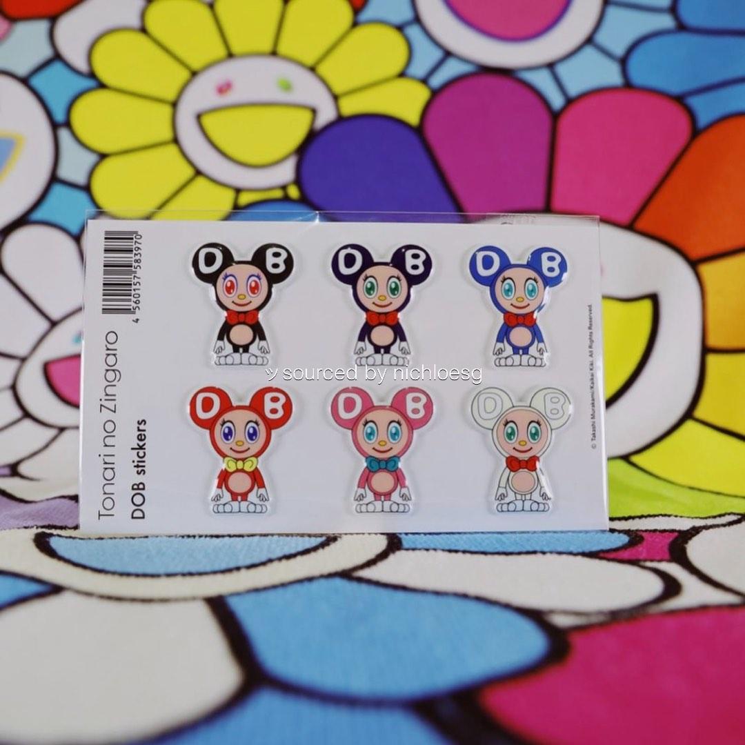 TAKASHI MURAKAMI MR DOB STICKER, Hobbies & Toys, Memorabilia ...