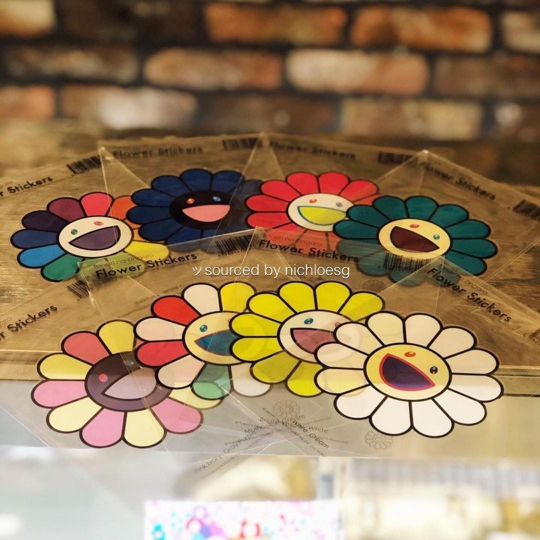 TAKASHI MURAKAMI FLOWER STICKER #3, Hobbies & Toys, Stationery & Craft ...