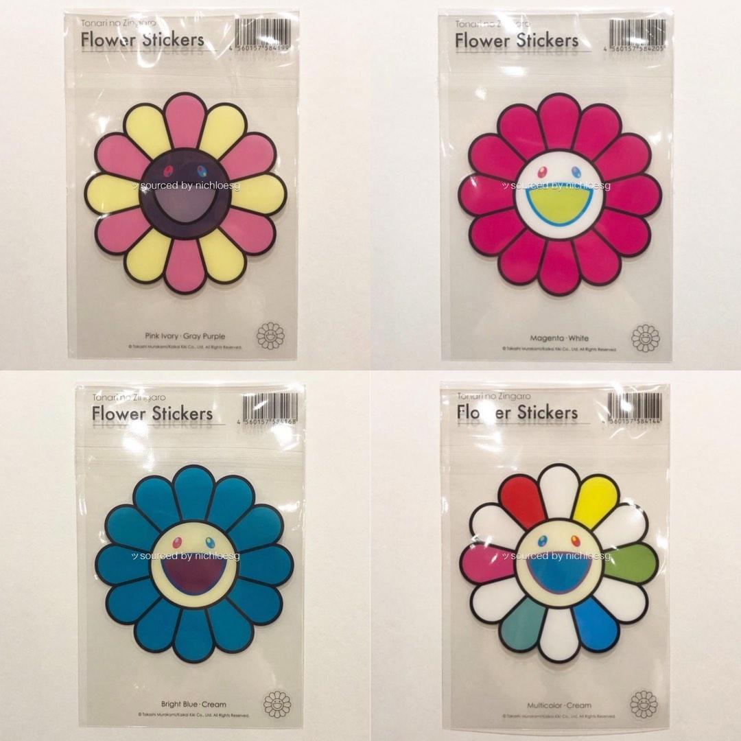 TAKASHI MURAKAMI FLOWER STICKER #3, Hobbies & Toys, Stationery & Craft ...
