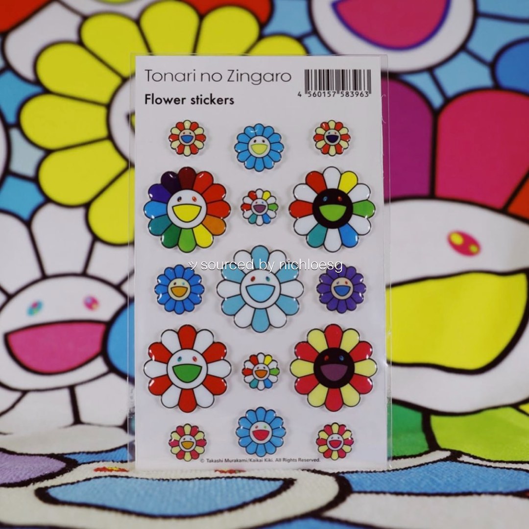 TAKASHI MURAKAMI FLOWER STICKER #1, Hobbies & Toys, Memorabilia ...