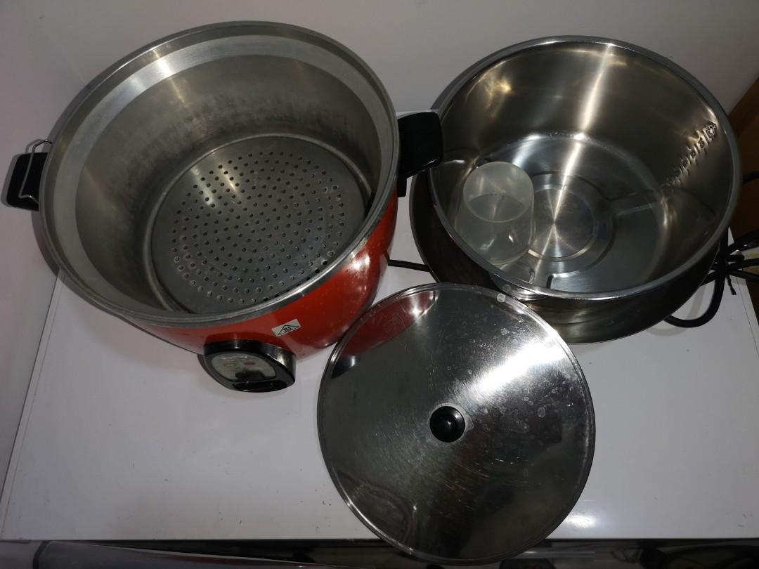 Tatung lucky red classic rice cooker, TV & Home Appliances, Kitchen ...