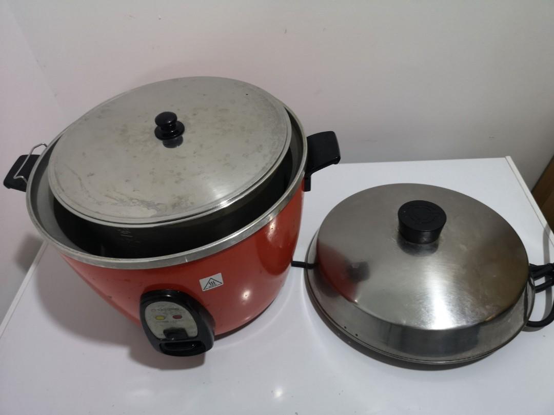 Tatung lucky red classic rice cooker, TV & Home Appliances, Kitchen ...