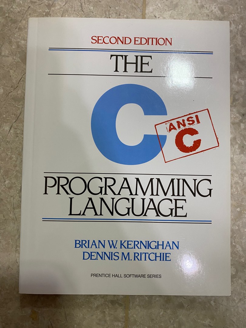 The C Programming Language Brian W Kernighan Hobbies And Toys Books