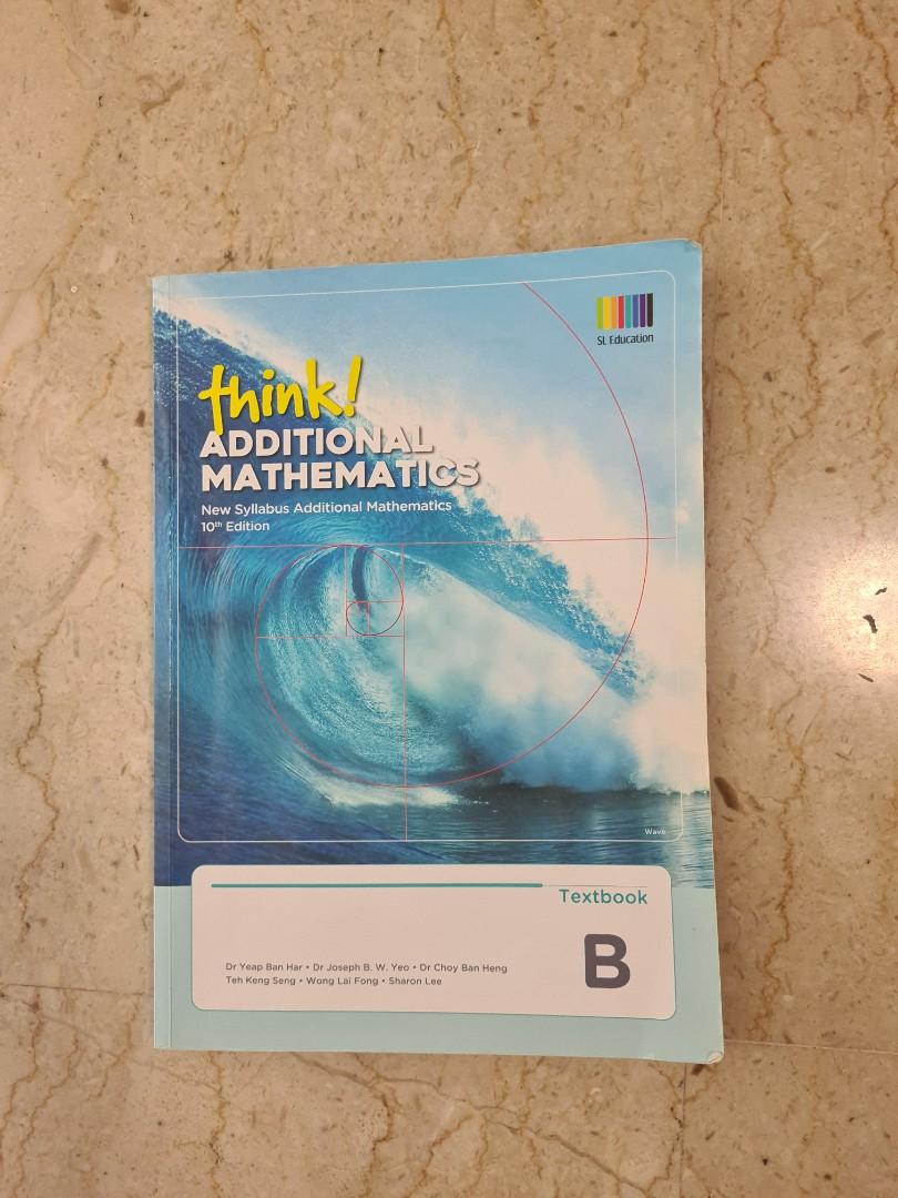 Think! Additional Math Textbook B 10th Edition, Hobbies & Toys, Books ...