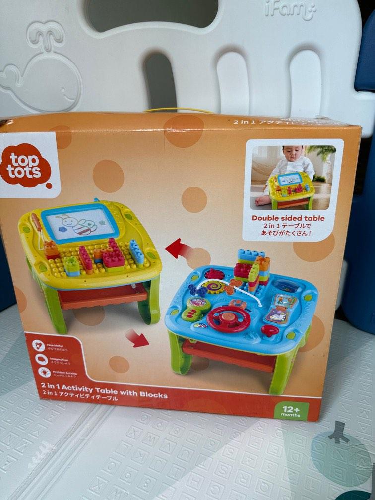 top tots toys 2 in 1 activity table with blocks, Babies & Kids, Infant ...