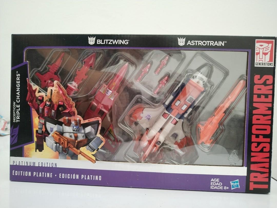 Transformers Platinum Edition Blitz wing and Astro Train, Hobbies ...